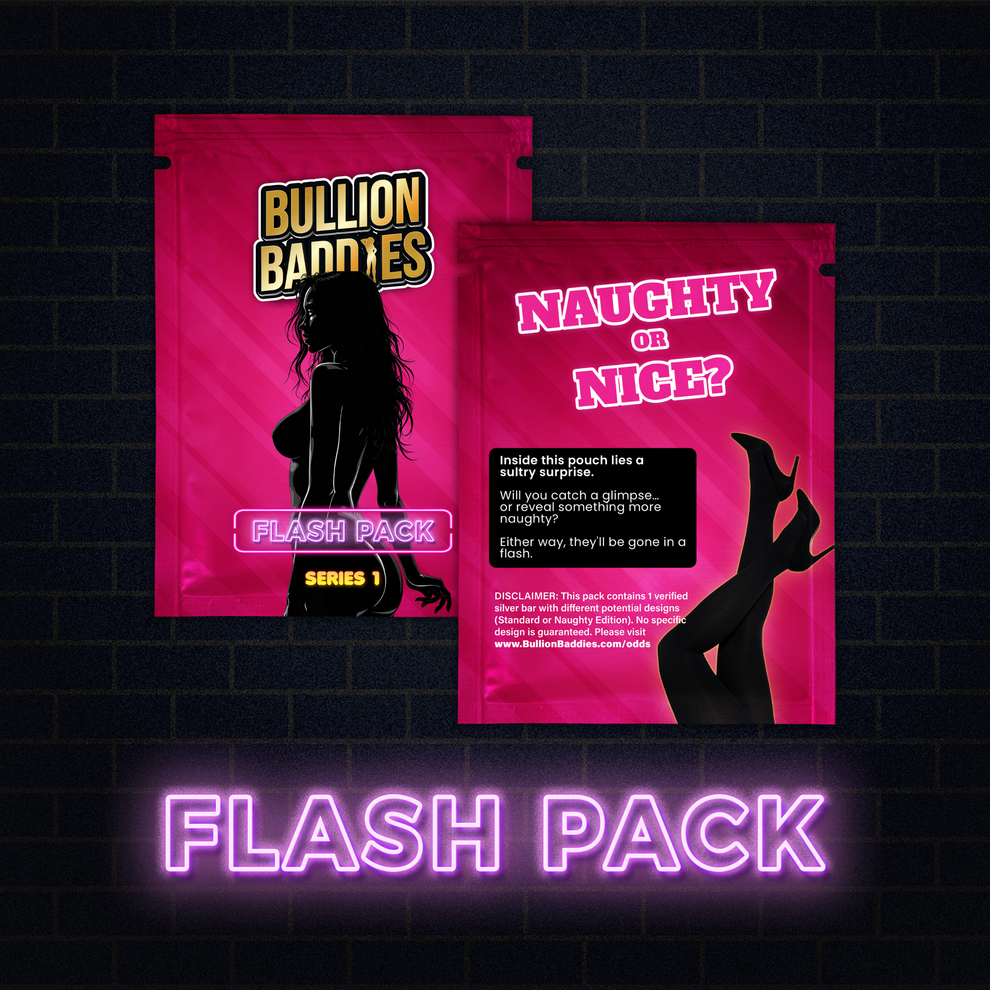 Bullion Baddies Flash Pack Series 1 – Peachy Paula Silver Bar Collectible