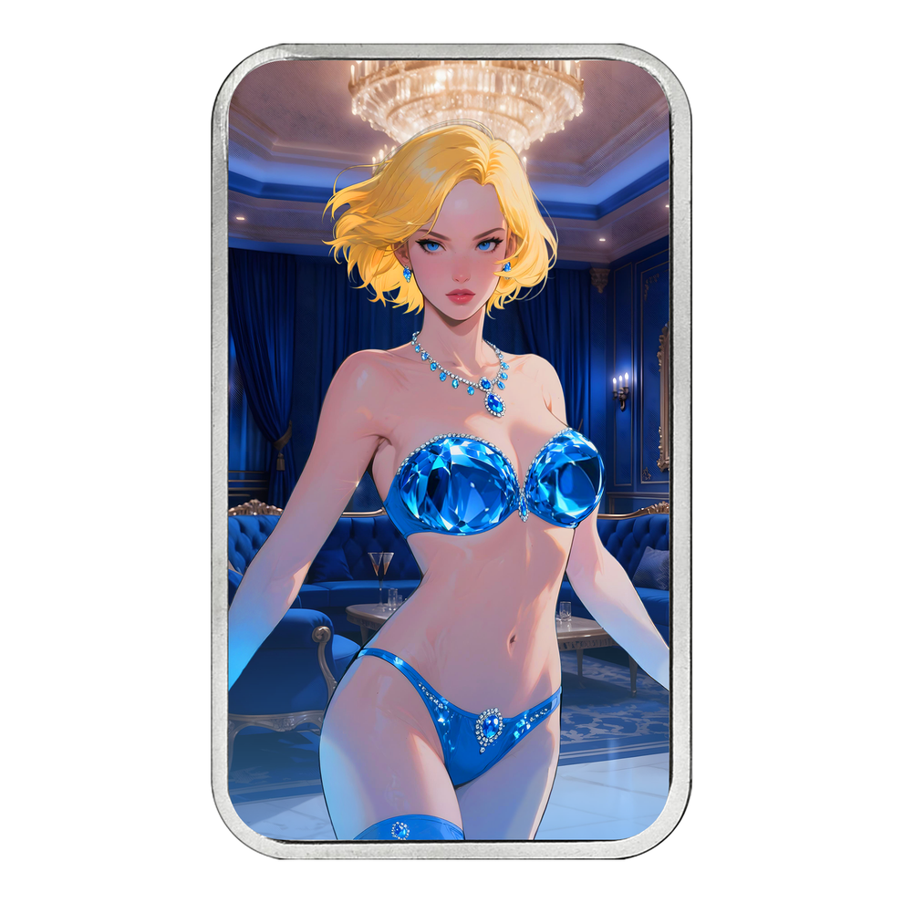 Bubbly Brittney Flash Pack 2026, Limited Naughty .999 Silver Bar – Bullion Baddies